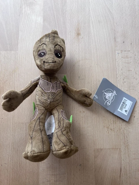 DISNEY PARKS MARVEL Baby Groot Plush Doll with TAG ~8.5" Guardians of ...