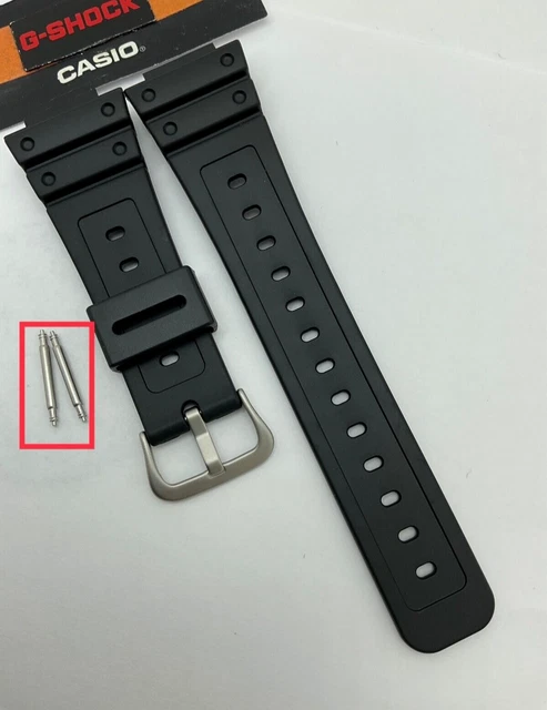 GENUINE CASIO G-SHOCK DW-5600BB DW-D5600P Watch Band Strap Black Rubber ...