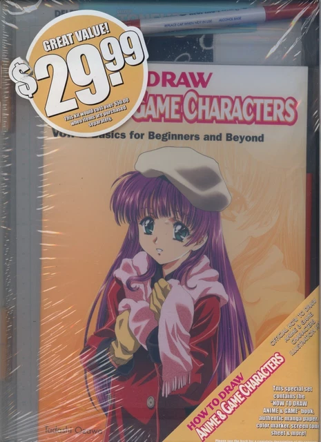 HOW TO DRAW Anime & Game Characters Illustration kit HC £39.11 ...