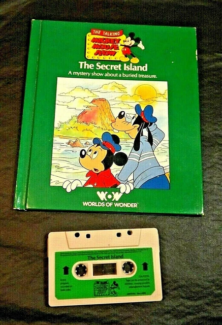 TALKING MICKEY MOUSE The Secret Island Book/Tape Worlds Of Wonder £34. ...
