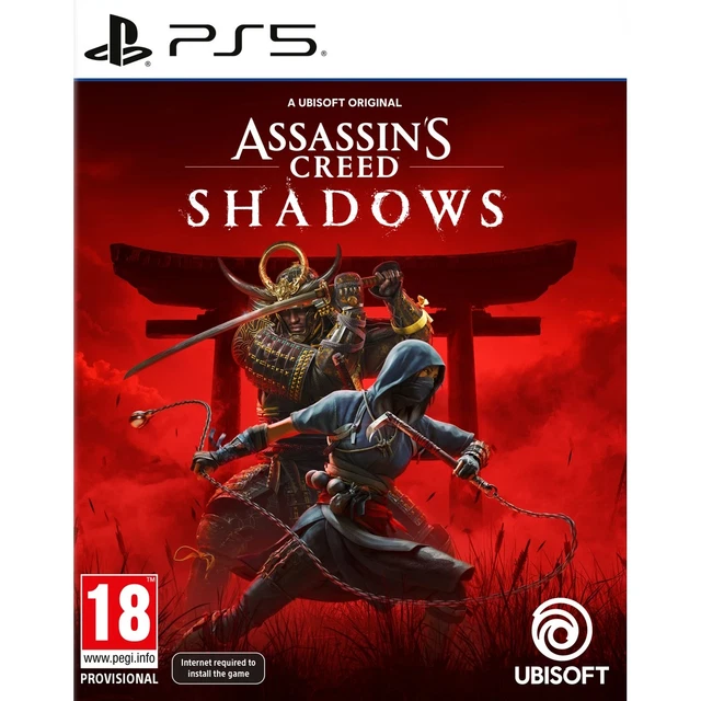 UBISOFT ASSASSIN'S CREED Shadows PlayStation 5 RP Rating Pending ...