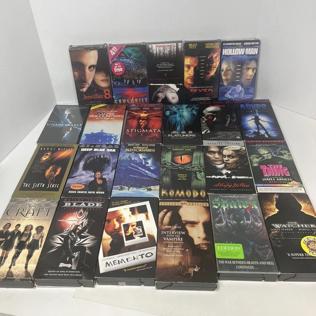 HORROR VHS LOT (VHS Lot of 23) Gore Slasher Sci-Fi Anime Cult Rare OOP ...