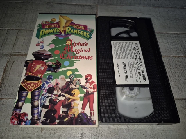 MIGHTY MORPHIN POWER Rangers: Alpha's Magical Christmas (VHS, 1994) $24 ...