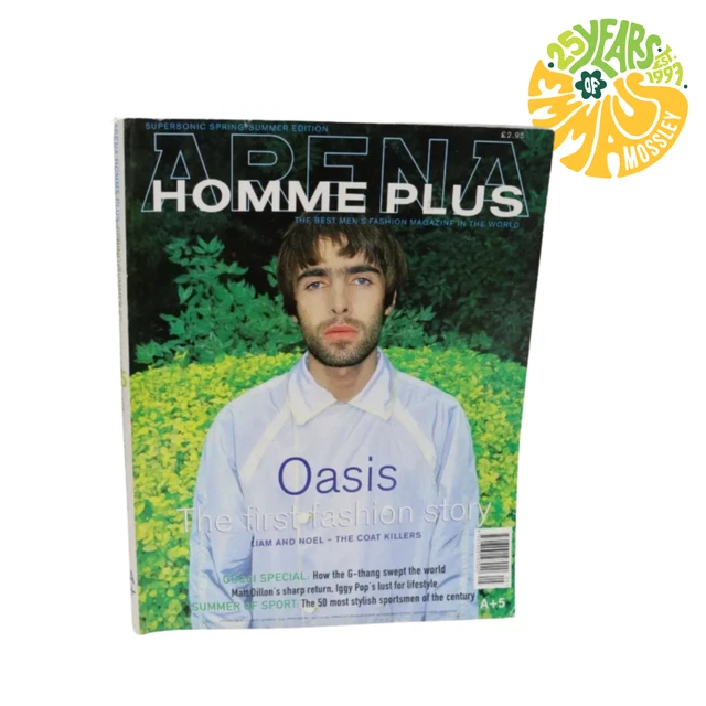 ARENA HOMME PLUS Magazine OASIS Liam & Noel Gallagher #5 S/S 1996 Iggy ...