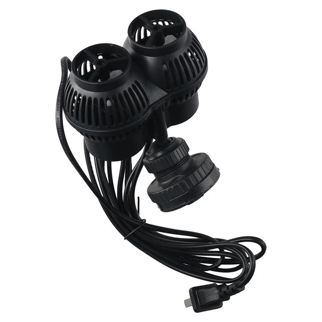 ADJUSTABLE POWERHEAD BLACK Wavemaker Pump Aquarium Wave Maker $48.84 - PicClick AU