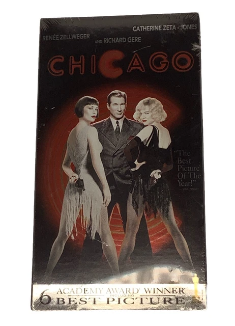 CHICAGO (VHS, 2002) Richard Gere Catherine Zeta Jones - Factory Sealed ...