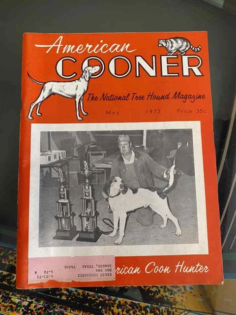 VINTAGE AMERICAN COONER : National Tree Hound Magazine - Mai 1972 EUR ...