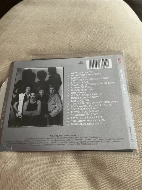 QUEEN - ABSOLUTE Greatest - Original CD Album & Inserts Only £3.90 ...