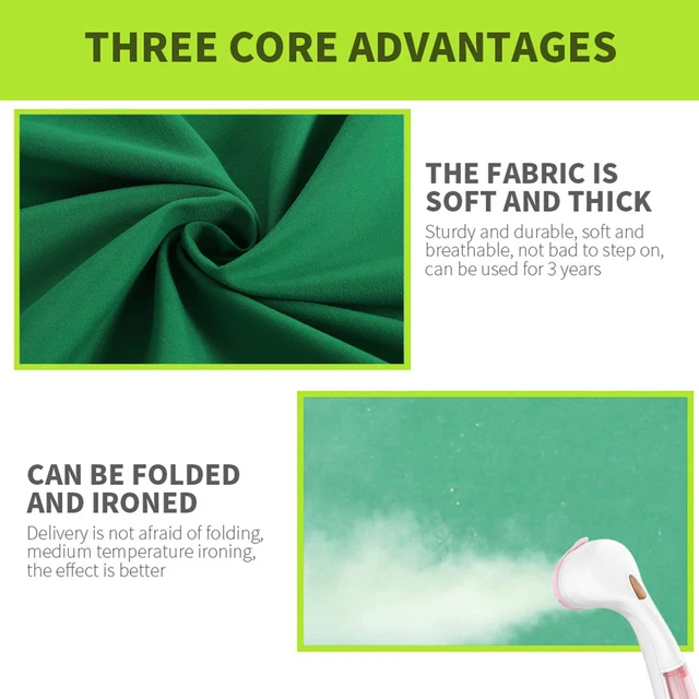 1.5X2M NON WOVEN Fabric Green Screen Backdrop Studio Photography ...