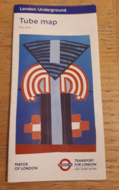 LONDON UNDERGROUND TUBE map - May 2020 edition £1.45 - PicClick UK