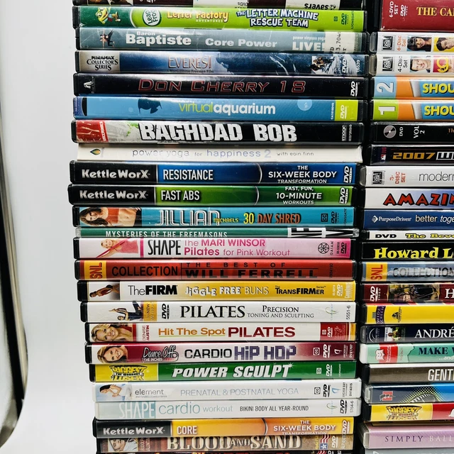 50 BULK LOT DVDs Wholesale Mixed Titles Family Comedy Drama Movies $43. ...
