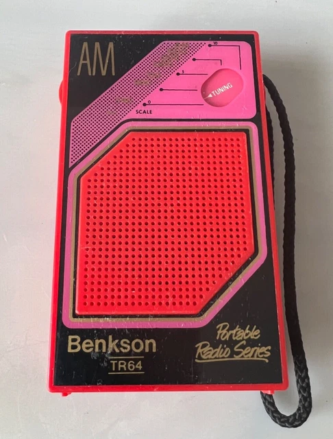 VINTAGE POCKET RADIO AM (MW) BAND Benkson TR64 £12.99 - PicClick UK