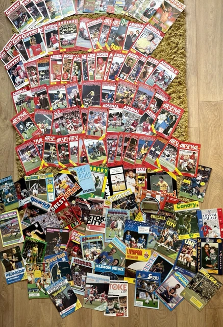 ARSENAL BULK COLLECTION Programmes . 1983-1996 x 128 £41.26 - PicClick UK