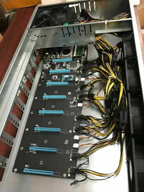 NEW ETHEREUM ETH Mining Rig 8 GPU Miner System Fit RTX 3070 3080 3090 ...