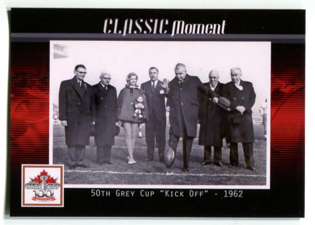 2012 EXTREME CFL 50th Grey Cup 100 Years Winnipeg Blue Bombers Kick Off ...