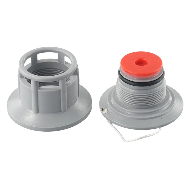 GRAY PVC EIGHT Hole Air Valve Perfect Fit for Lay Z Spa Inflation Hose ...