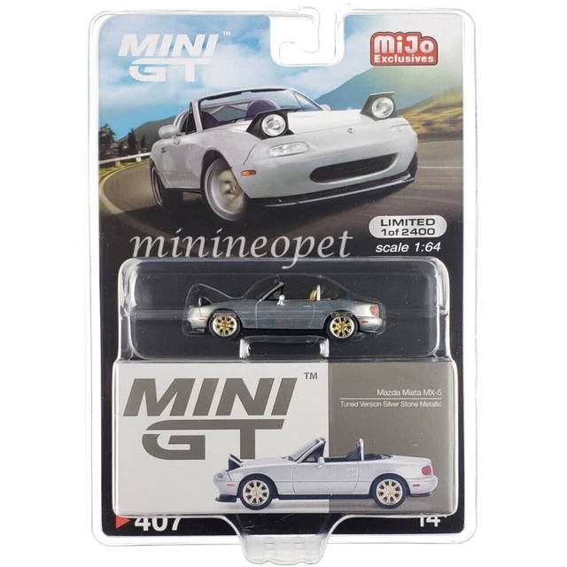 MINI GT MAZDA MIATA MX-5 (NA) VERSION RÉGLÉE 1/64 MODÈLE MGT00407 Chase ...