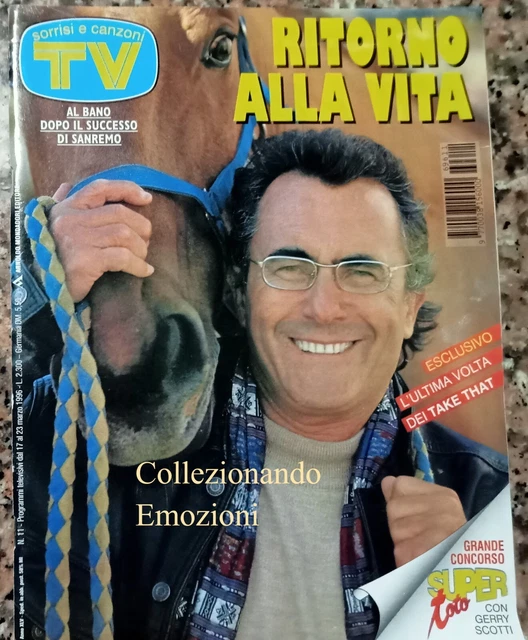 TV SORRISI E CANZONI N.11 1996-AL BANO-Mazza-Rose Rosse-Take That-Fabio ...