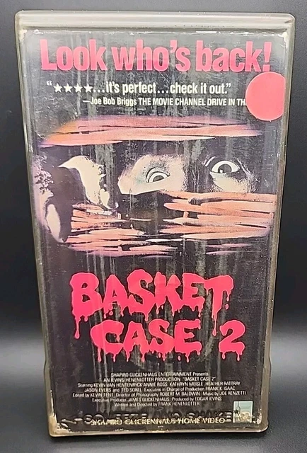 BASKET CASE 2 VHS Horror Kevin Van Hentenryck Shapiro Frank Henenlotter ...