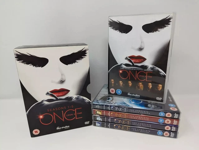 ONCE UPON A Time: Complete Series 1-5 30 Disc DVD Box Set - UK Region 2 ...