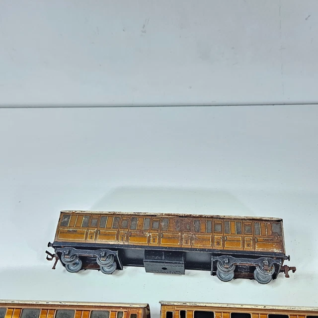 TRIX TWIN RAILWAYS TTR OO Gauge Rake of 9 x Wood Brown Mix Brit Pat ...