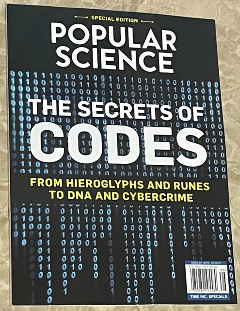 POPULAR SCIENCE MAGAZINE (The Secrets Of Codes: From Hieroglyphs And ...