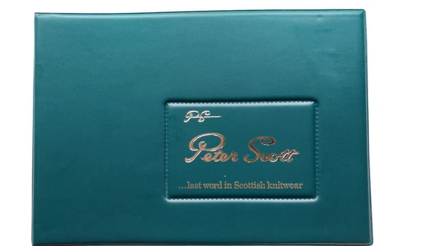 PETER SCOTT, SCOTTISH Knitwear, Hawick; Mens Colour Style Sample Book ...