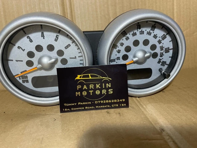 BMW MINI ONE/ Cooper/ S R50/R52/R53 - Twin Speedo Clocks Rev Counter £ ...