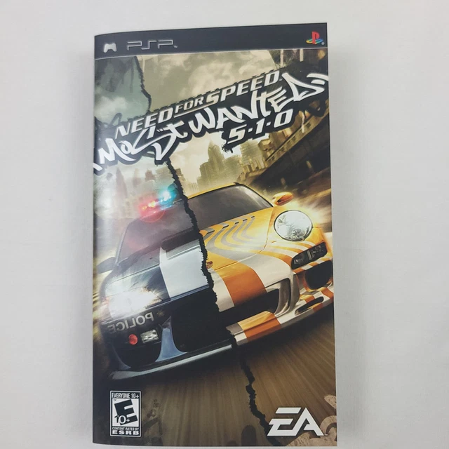 NEED FOR SPEED Most Wanted 510 EA Replacement Cover Art Sony PSP $5.00 ...