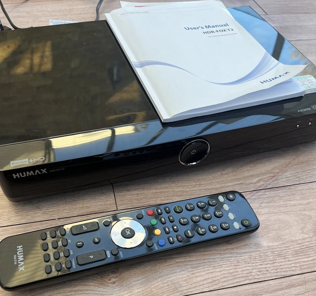 HUMAX HDR-FOX T2 500GB Freeview+ HD Digital TV Recorder with Remote £59 ...