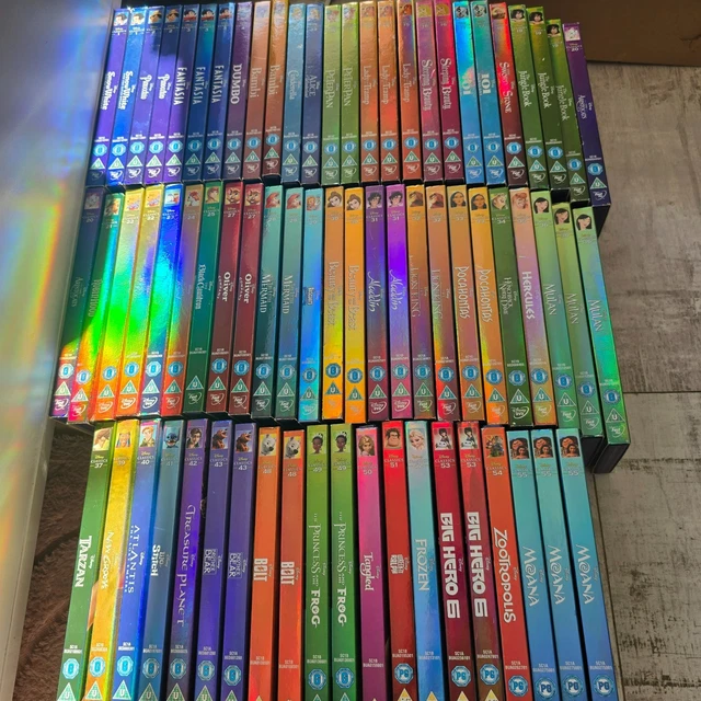 DISNEY PIXAR CLASSICS DVD Collection 1937-2026 Complete Box Set O-Ring ...