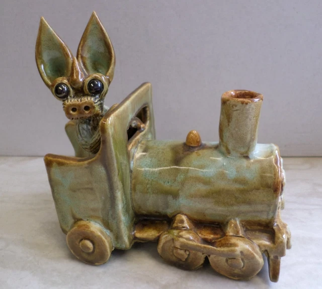 RARE YARE DESIGNS Pottery Dragon in Locomotive Train £156.70 - PicClick UK
