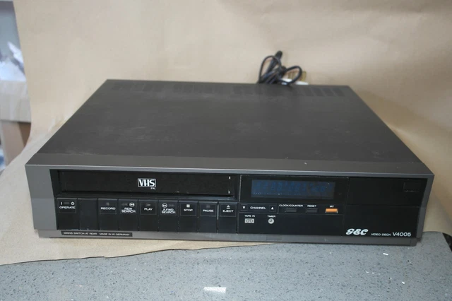 GEC V4005 VHS recorder cassette tape FULLY TESTED WORKING 80s West ...