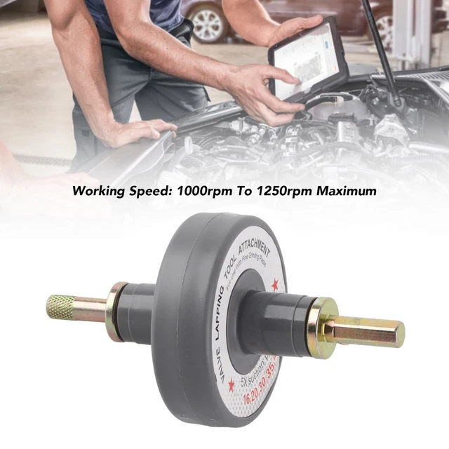 VALVE LAPPING TOOL Attachment Set Wearproof Valve Lap Tool Metal Rubber ...