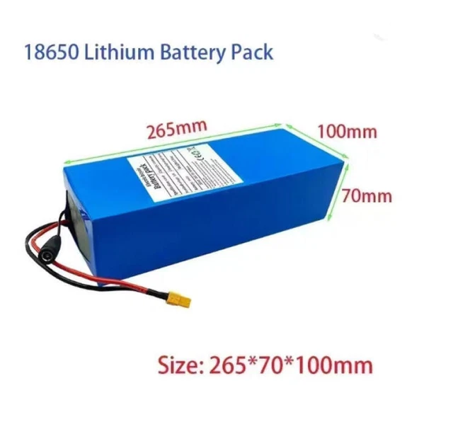 52V RECHARGEABLE LI-LON Battery 14S4P 45Ah with BMS for Balance Car ...