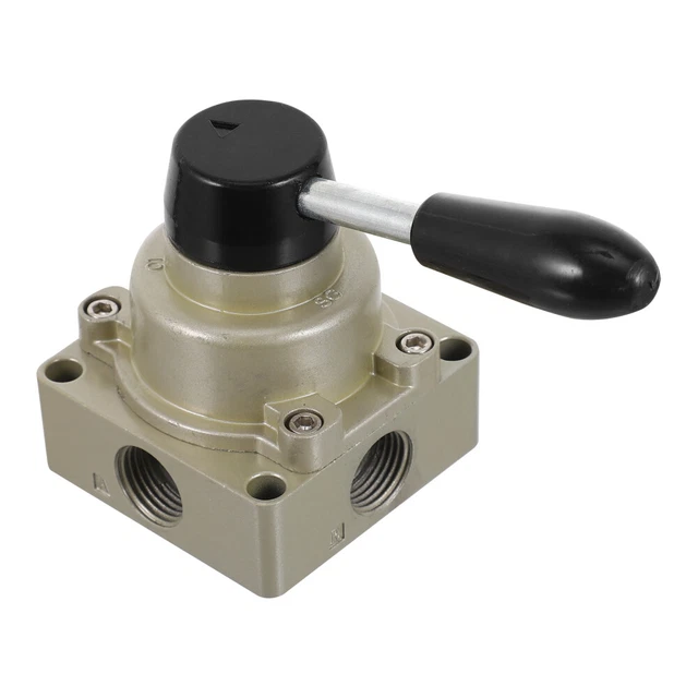 AIR FLOW CONTROL Hand Valves Manual Pneumatic Operated Position Way ...