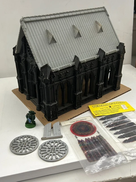 WARHAMMER 40K CLASSIC Armorcast Terraform Terrain Modular Cathedral ...