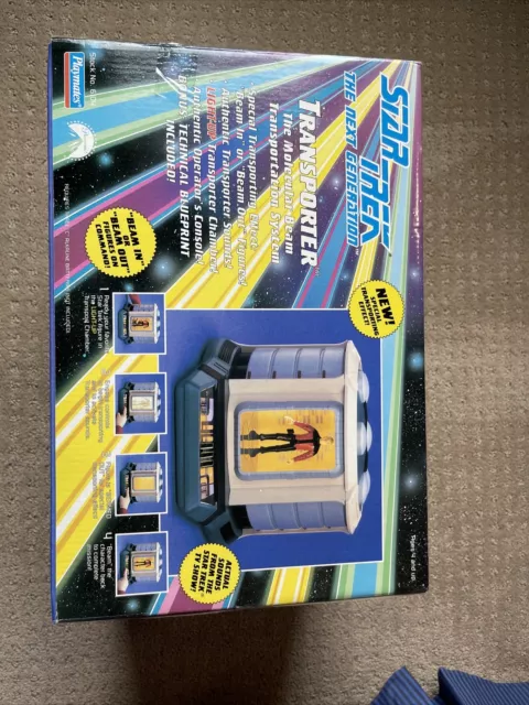 VINTAGE STAR TREK TNG Next Generation Transporter Playset Playmates ... VINTAGE STAR TREK TNG Next Generation Transporter Playset Playmates ...