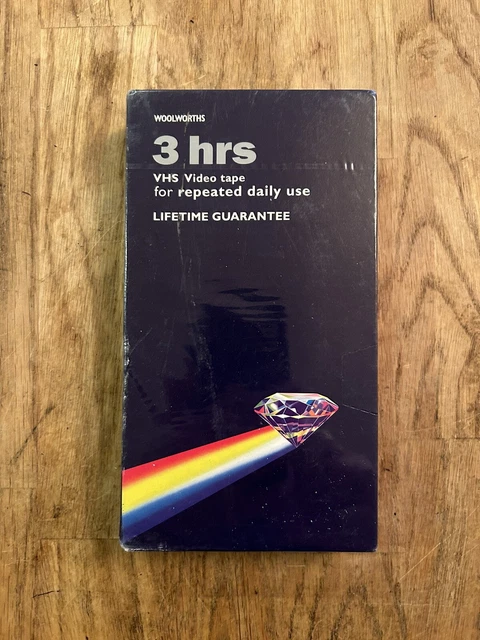 WOOLWORTHS BLANK VHS Branded 3hrs VHS Video Tape Sealed EUR 7,82 ...