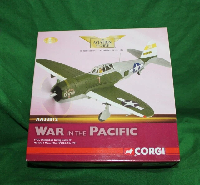 CORGI AVIATION ARCHIVE Us Ww2 P-47D Thunderbolt Daring Dottie Iii 1/72 ...