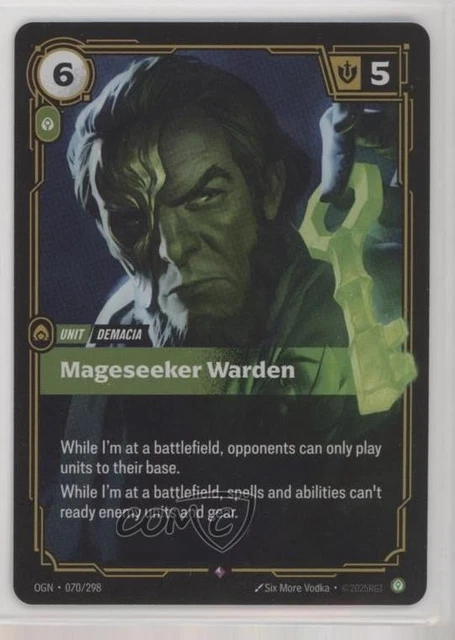 2025 RIFTBOUND ORIGINS: League of Legends TCG OGN Foil Mageseeker ...