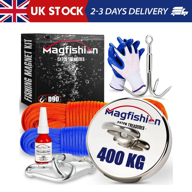 MAGFISHION - POWERFUL Neodymium Magnet - 880 lb (400kg) - Fishing ...