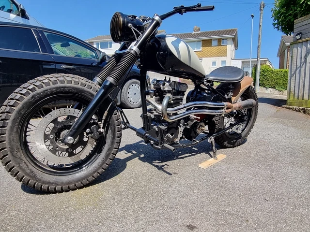 TRIUMPH 500 PRE Unit Twin Project Bobber Chop Chopper £1,200.00 ...