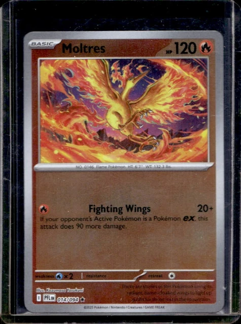 2025 POKEMON PHANTASMAL Flames Moltres Rare #014/094 £0.73 - PicClick UK