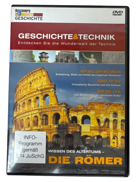 DISCOVERY GESCHICHTE TECHNIK: Römer DVD Doku Imperium Romanum Bauwerke ...
