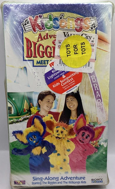 KIDSONGS ADVENTURES IN Biggleland Meet The Biggles VHS Sony Wonder TAP ...
