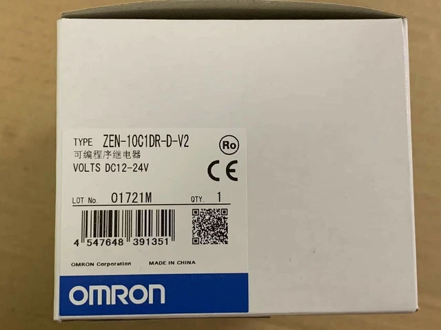 1PCS OMRON BRAND New ZEN-10C1DR-D-V2 12-24VDC Programmable Relay IN BOX ...
