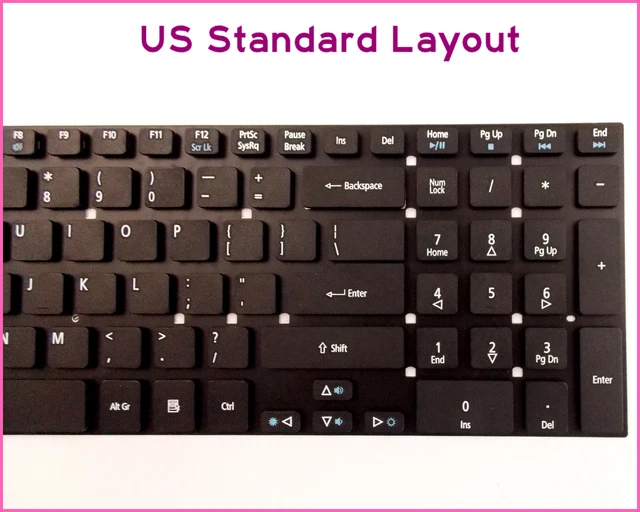 LAPTOP US LAYOUT Keyboard for Acer Aspire KBI170A410 V3-571-9808 EUR 15 ...