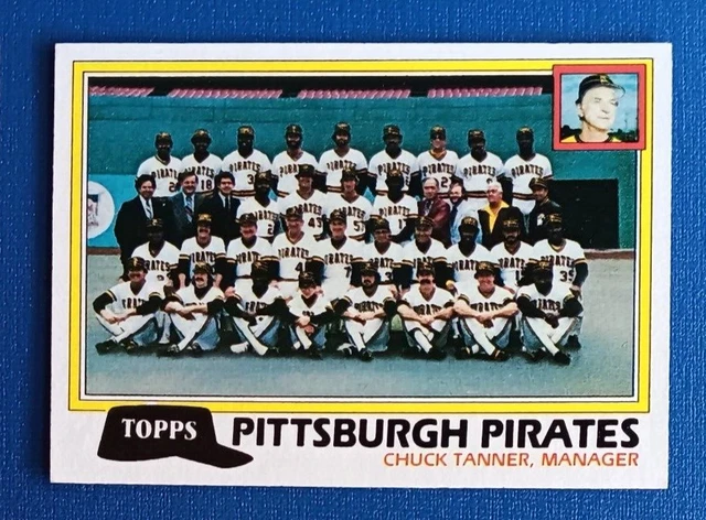 1981 TOPPS CARTES de baseball #683 carte d'équipe non marquée - Pirates ...