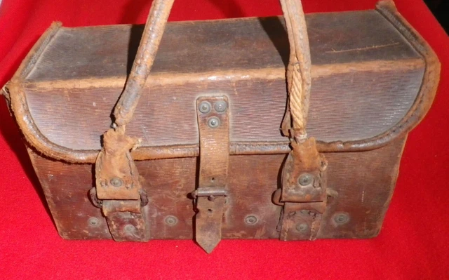 SACOCHE EN CUIR caisse à outils Anglais GB UK WW2 - Bef - British Army ...